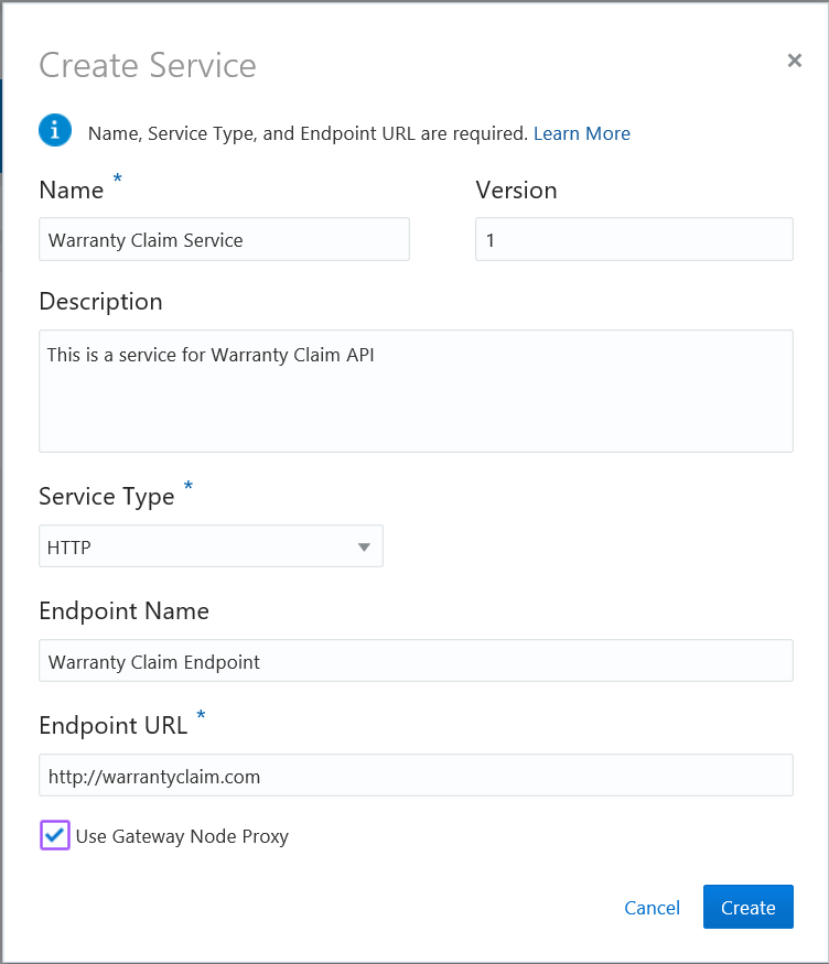 Creating a Service Account and Service