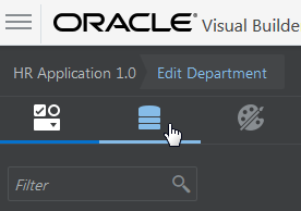 Staging and Publishing an Application in Oracle Visual Builder Cloud Service