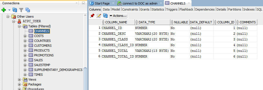 Connecting SQL Developer to Autonomous Transaction Processing