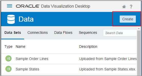 Connecting Oracle Data Visualization Desktop to Big Data Cloud