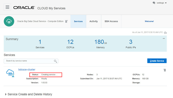 Getting Started with Oracle Big Data Cloud Service - Compute Edition