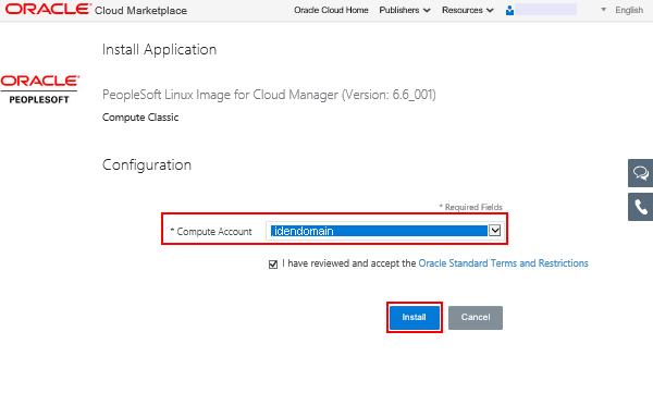 Installing PeopleSoft Cloud Manager on Oracle Cloud Infrastructure Compute Classic