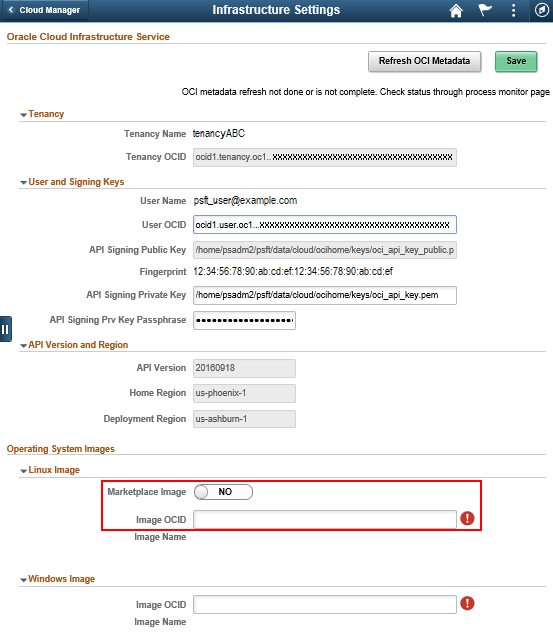 Create a Custom Linux Image for PeopleSoft Cloud Manager