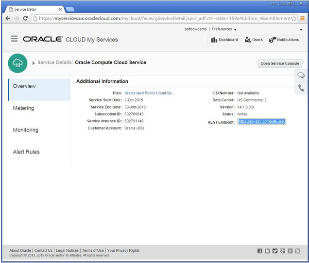 Using Peoplesoft Update Images In Oracle Compute Cloud Service