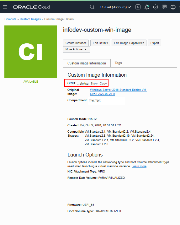 Create a Custom Windows Image for PeopleSoft Cloud Manager in Oracle ...