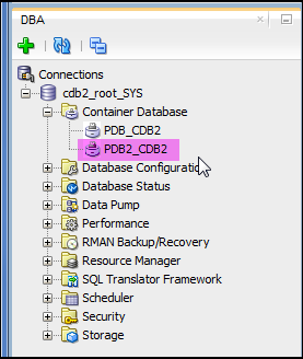 Using DBA Tools to Create and Administer DBaaS Databases