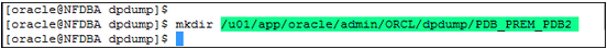Exporting an On-Premises PDB and Importing into the DBaaS Database
