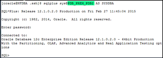 Exporting an On-Premises PDB and Importing into the DBaaS Database