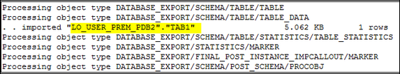 Exporting an On-Premises PDB and Importing into the DBaaS Database