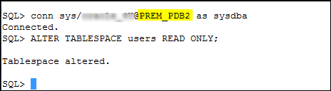 Exporting an On-Premises PDB and Importing into the DBaaS Database