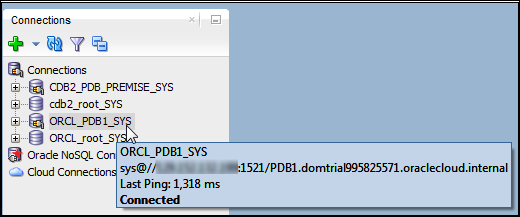 Loading On-Premises Data to the Tables of the DBaaS Database
