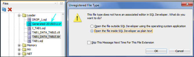 Loading On-Premises Data to the Tables of the DBaaS Database