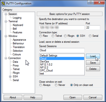 Loading On-Premises Data to the Tables of the DBaaS Database