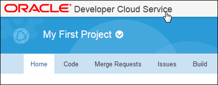 Getting Started with Oracle Developer Cloud Service