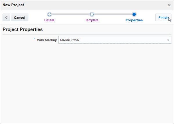 Creating a Project from a Template and Deploying It to Oracle Application Container Cloud Service