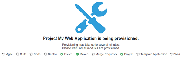 Creating a Project from a Template and Deploying It to Oracle Application Container Cloud Service