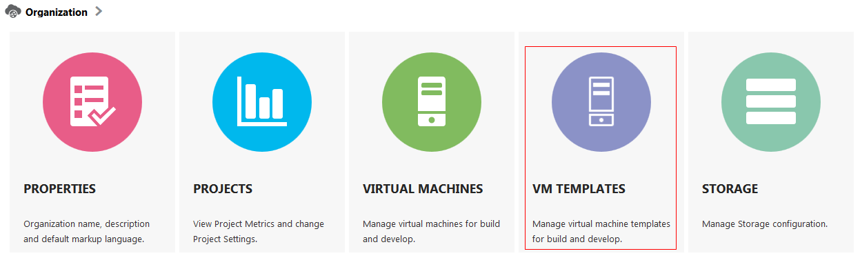 Creating a Build VM Template in Oracle Developer Cloud Service