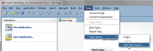 Integrating Oracle Developer Cloud Service with Oracle JDeveloper