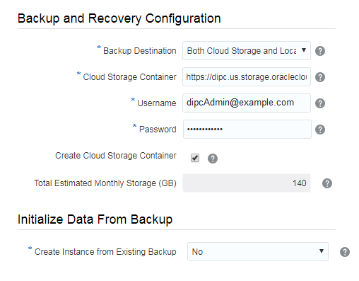 Create a Data Integration Platform Cloud Instance