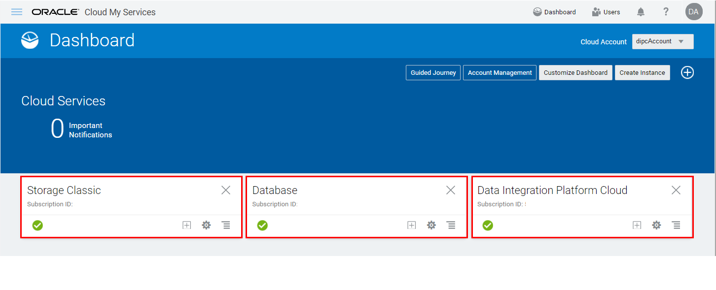 Create a Data Integration Platform Cloud Instance
