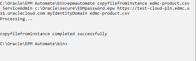 Integrating Dimension Metadata from Enterprise Data Management Cloud with Planning using EPM ...