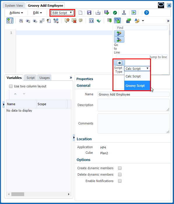 Adding Dimension Members with Groovy