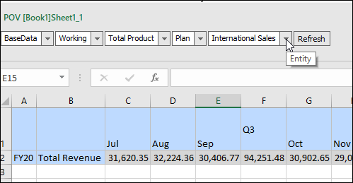 Analyzing Plan Data in Smart View