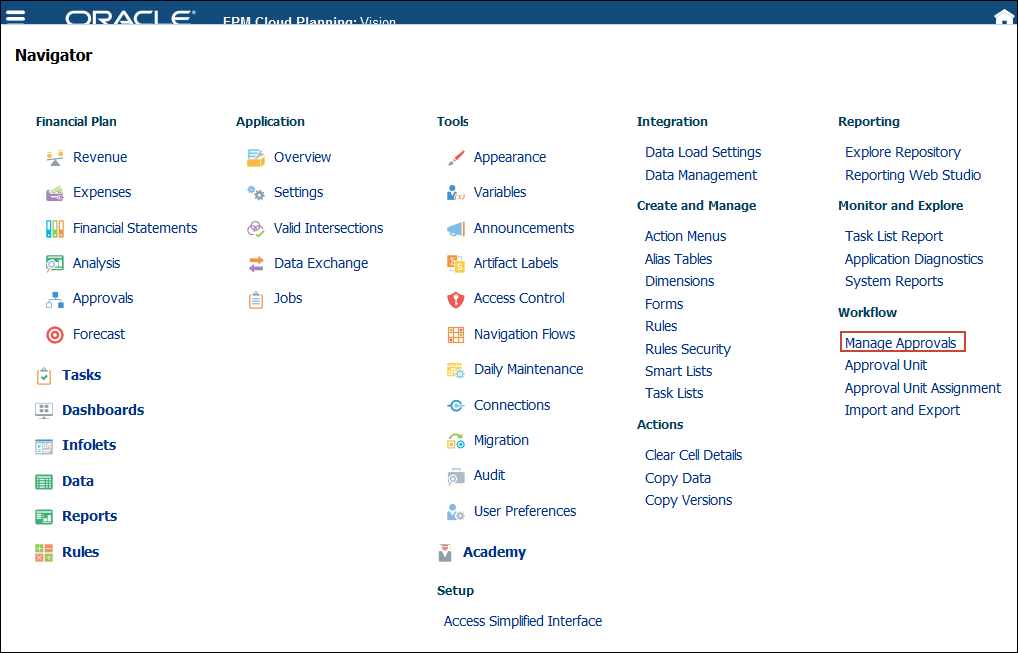 Managing Approvals in Planning