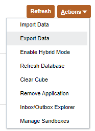 Loading Data in Planning