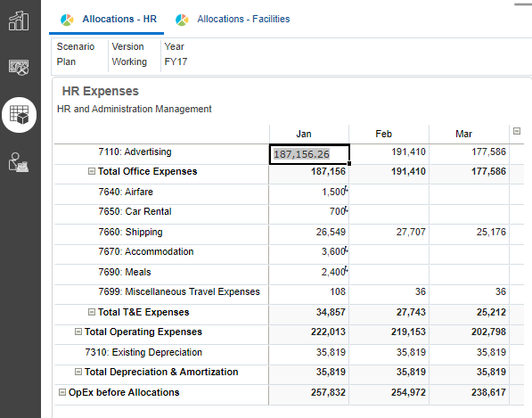 Loading Data Into Planning Using Data Integration