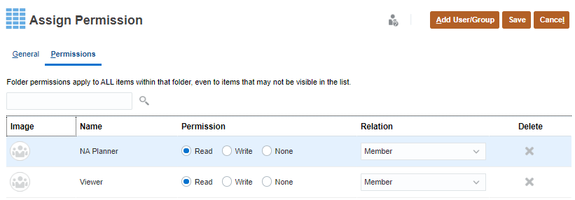Setting Up Security in Planning