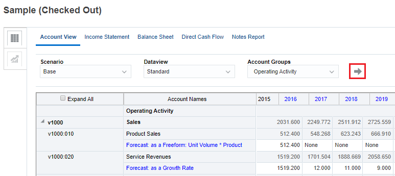 Creating scenarios with Strategic Modeling