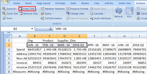Building an Oracle Analytics Cloud Essbase Cube