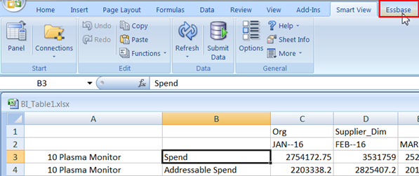 Building an Oracle Analytics Cloud Essbase Cube