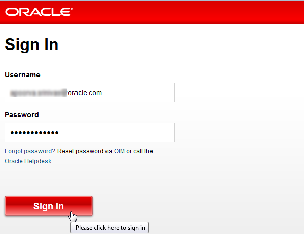 Signing Up for an Oracle Database Exadata Express Cloud Service