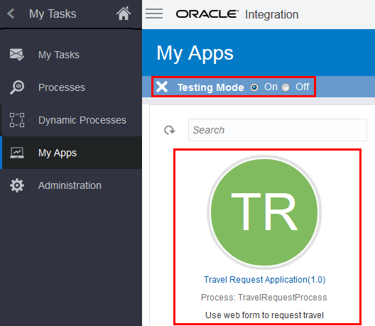 Create Your First Process Application from Scratch in Oracle Integration