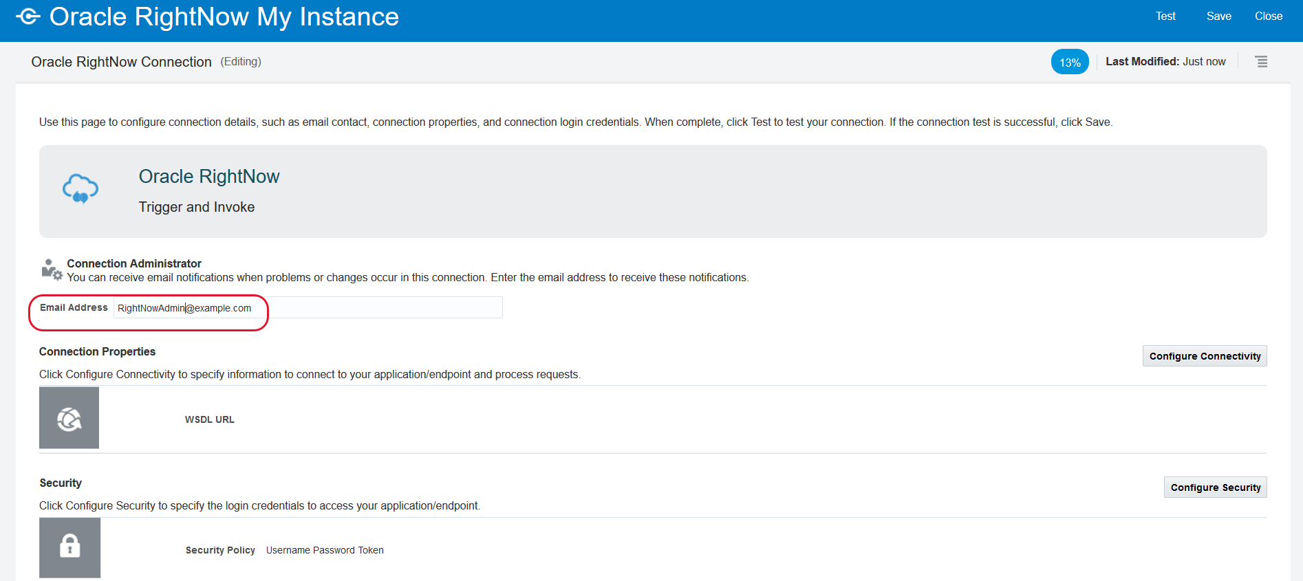 Creating Connections in Oracle Integration Cloud