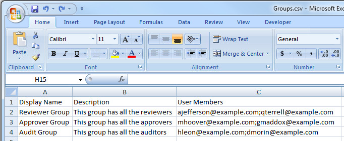 Oracle Identity Cloud Service: Bulk Loading Users and Groups using CSV Files