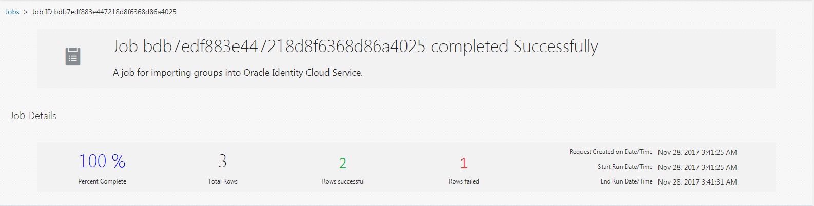 Oracle Identity Cloud Service: Bulk Loading Users and Groups using CSV Files