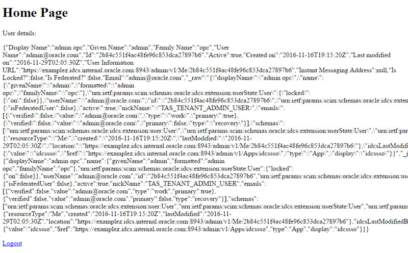 Oracle Identity Cloud Service: Integrating a Node JS Application