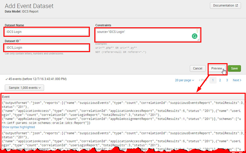 Oracle Identity Cloud Service: Integrating with Splunk