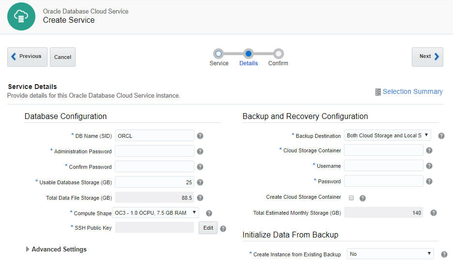Provisioning Oracle WebCenter Portal Cloud (Compact Installation)