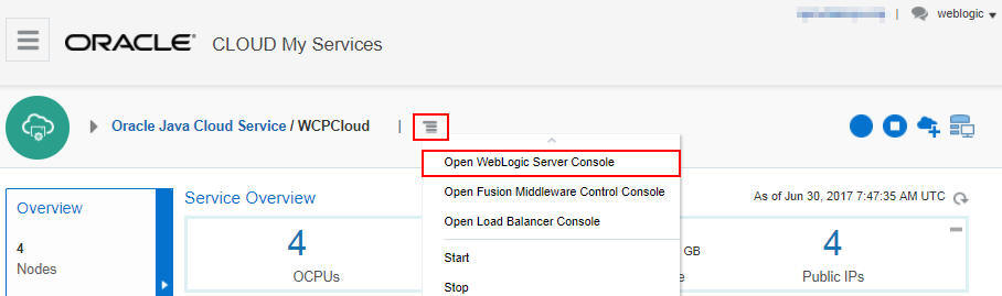 Provisioning Oracle WebCenter Portal Cloud (Compact Installation)