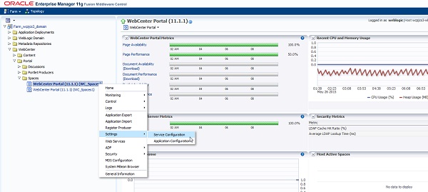 Provisioning Oracle WebCenter Portal on Oracle Java Cloud Service