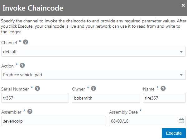 Install, Instantiate, and Invoke a Sample Blockchain Network
