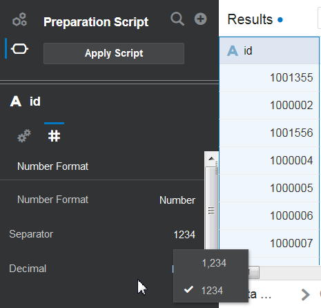 Transform Data in Oracle Analytics Cloud