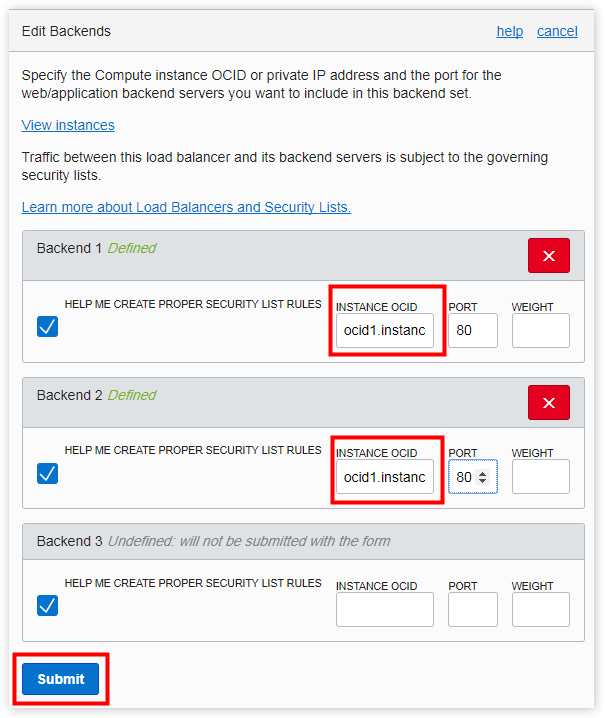 Creating A Load Balancer Using Oracle Cloud Infrastructure Load Balancing 7728