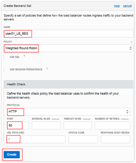 Creating a Load Balancer Using Oracle Cloud Infrastructure Load Balancing
