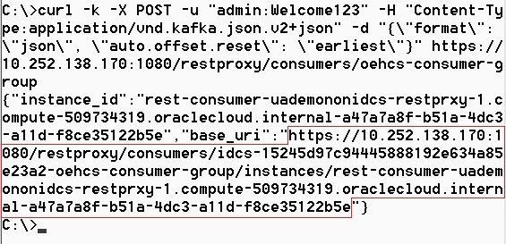 Oracle Event Hub Cloud Service: Producing and Consuming Messages with Basic Authentication