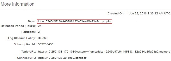 Oracle Event Hub Cloud Service: Producing and Consuming Messages with Basic Authentication